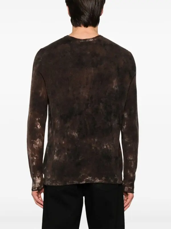 Avant Toi Bleached-effect Cashmere Jumper