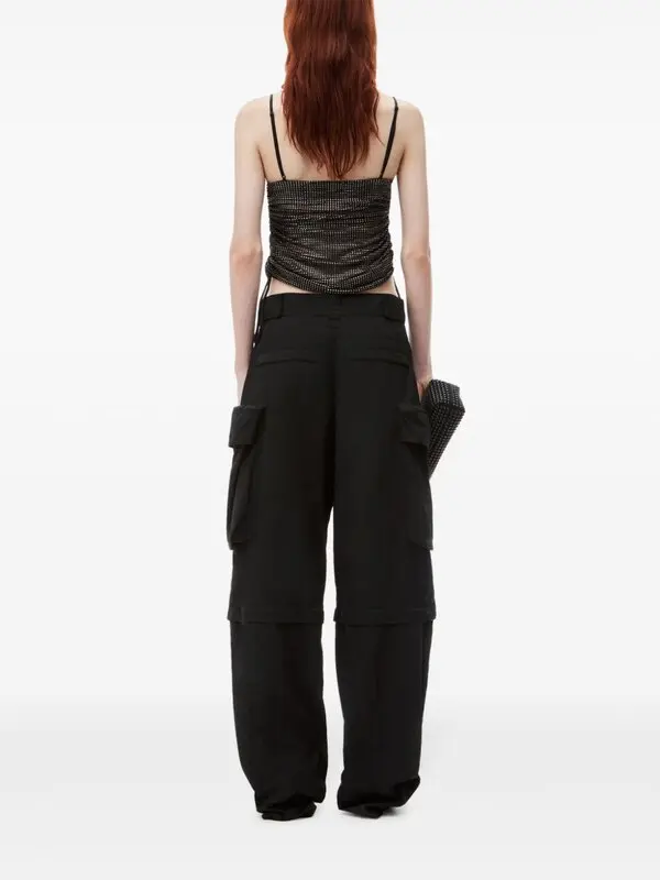 Alexander Wang Panelled Wide-leg Cargo Trousers
