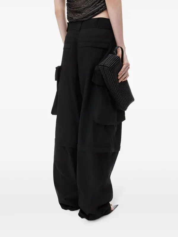 Alexander Wang Panelled Wide-leg Cargo Trousers