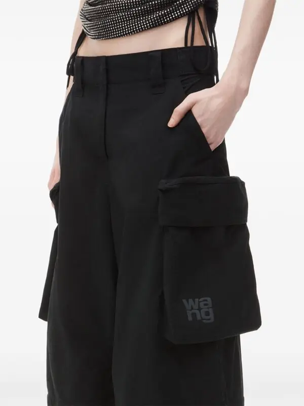 Alexander Wang Panelled Wide-leg Cargo Trousers