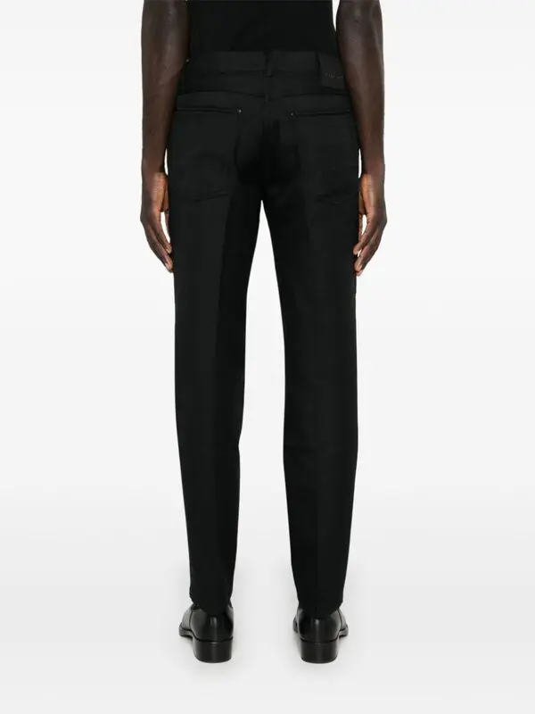 TOM FORD Logo-patch Trousers