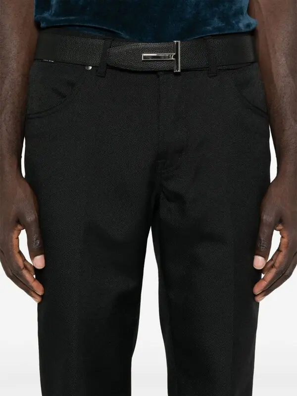 TOM FORD Logo-patch Trousers