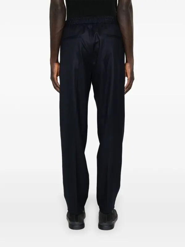 Brunello Cucinelli Mid-rise Tapered Trousers - Blue