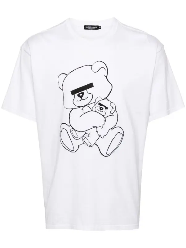 Undercover Teddy Bear-print Cotton T-shirt