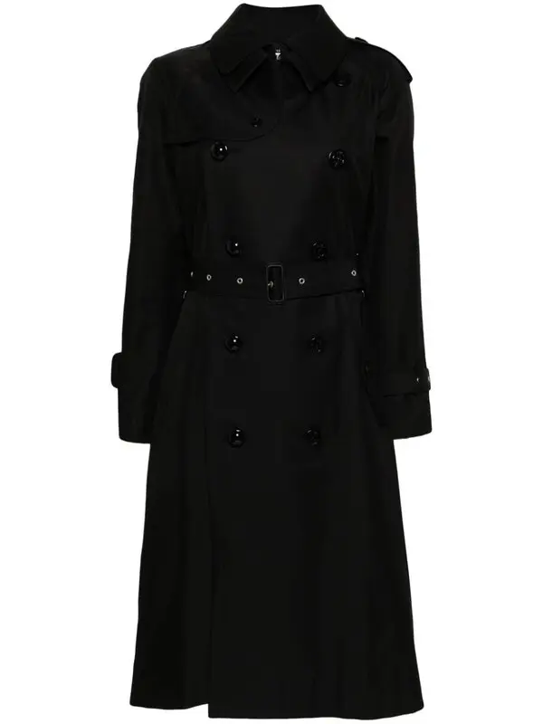 Sacai Double-breasted Twill Trench Coat