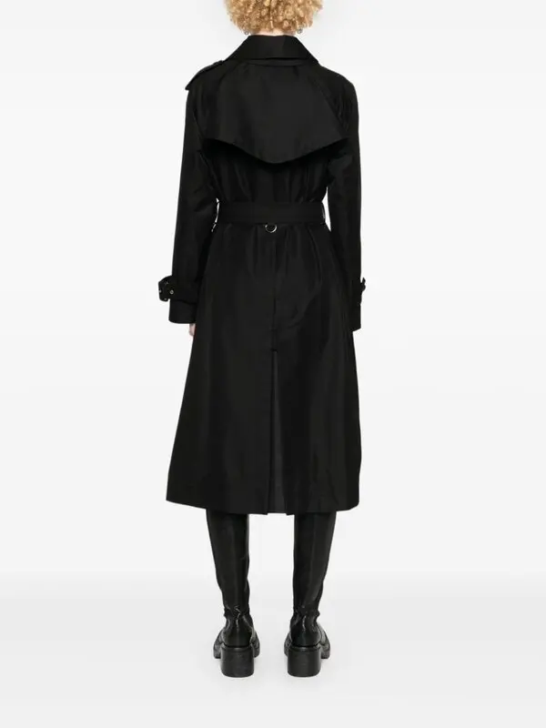 Sacai Double-breasted Twill Trench Coat