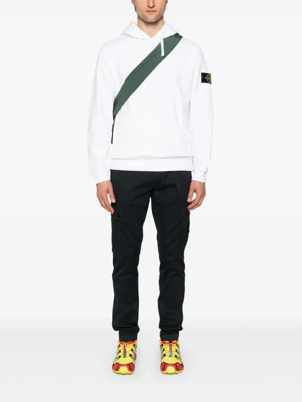 Stone Island Compass Badge Cotton Hoodie