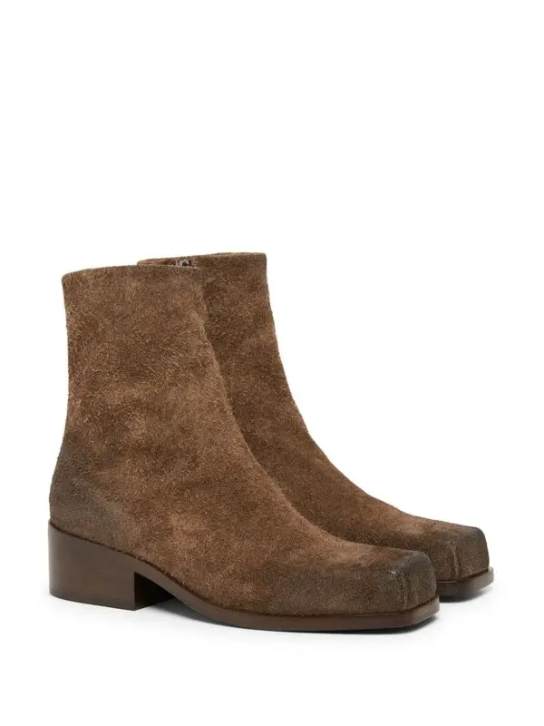 Marsèll Cassello Suede Ankle Boots - Brown