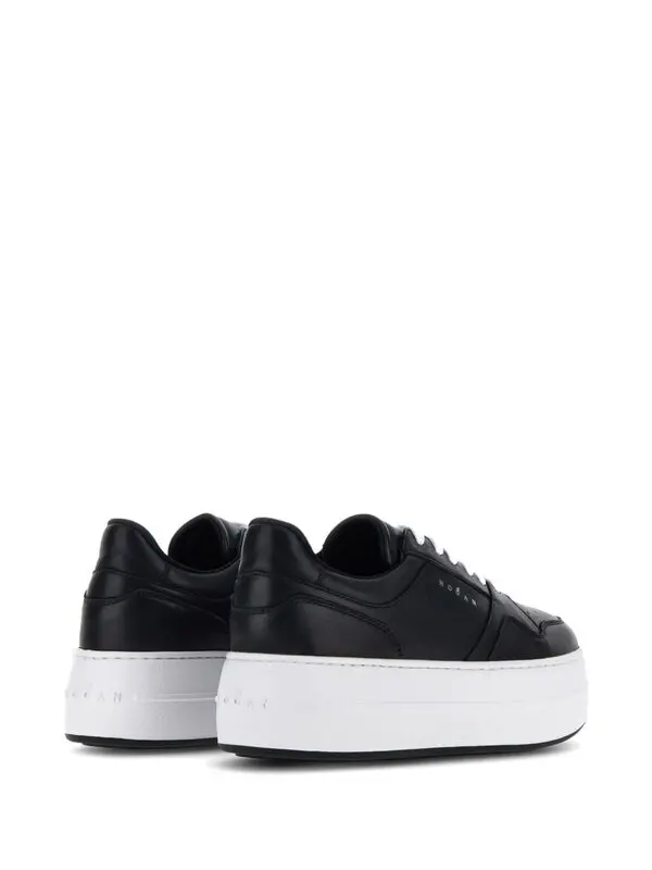 Hogan H670 Flatform Sneakers - Black