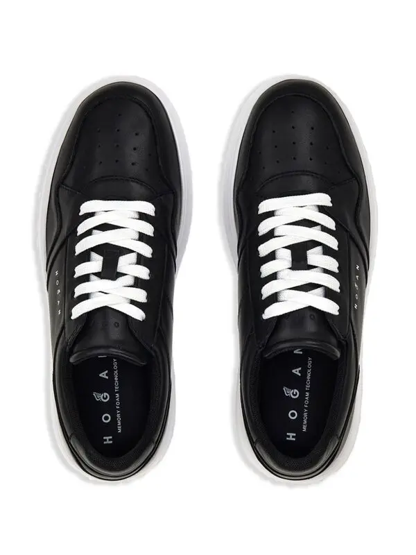 Hogan H670 Flatform Sneakers - Black