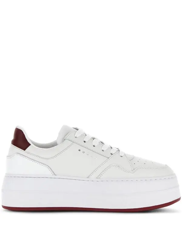 Hogan H670 Flatform Sneakers - White