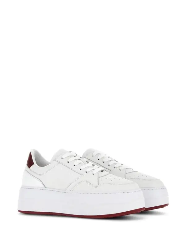 Hogan H670 Flatform Sneakers - White