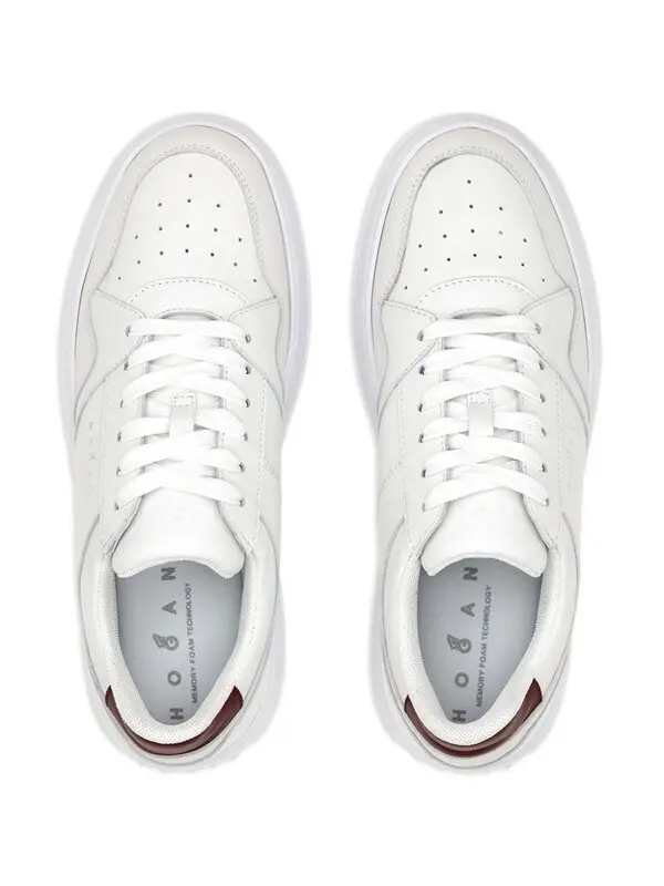 Hogan H670 Flatform Sneakers - White