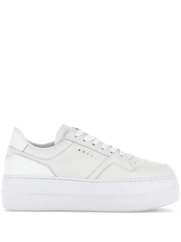 Hogan H670 Flatform Sneakers - White