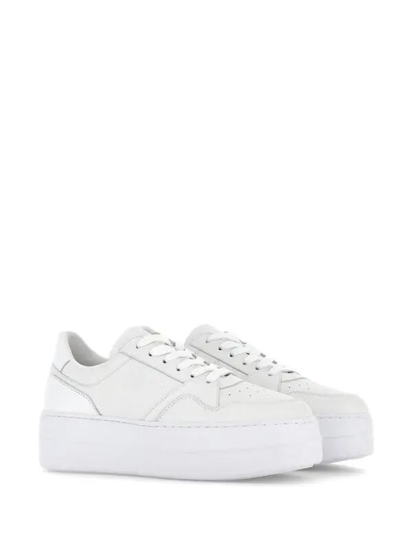 Hogan H670 Flatform Sneakers - White