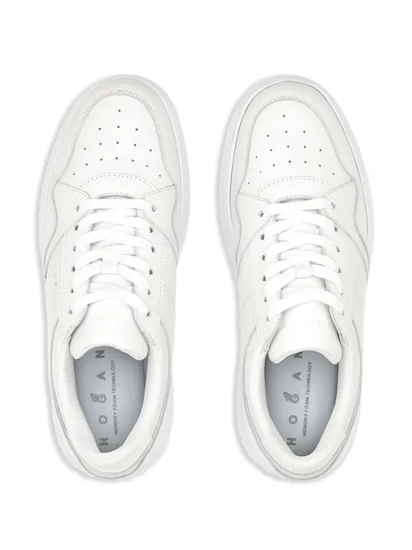Hogan H670 Flatform Sneakers - White