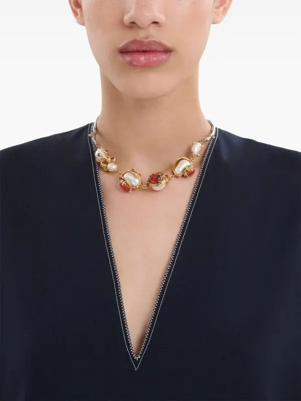 Marni Pearl-embellished Necklace
