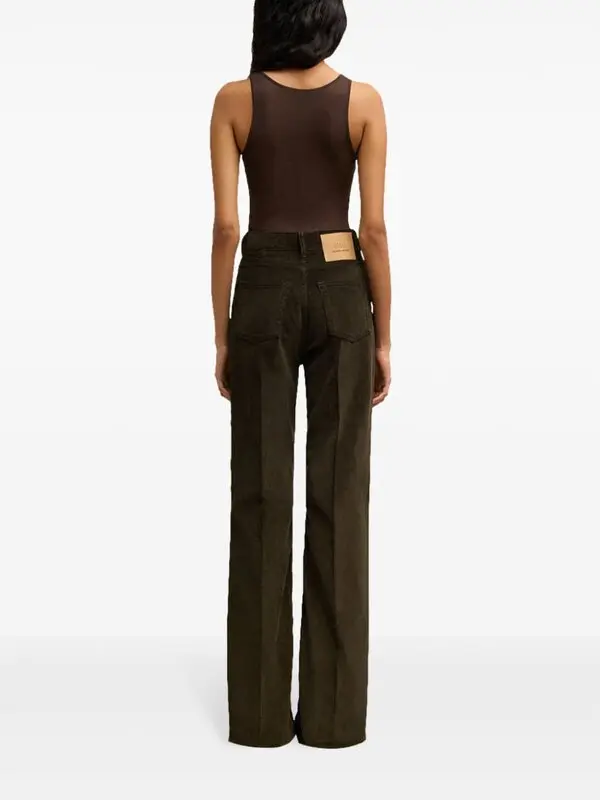 AMI Paris Flared Corduroy Trousers