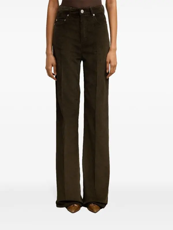 AMI Paris Flared Corduroy Trousers