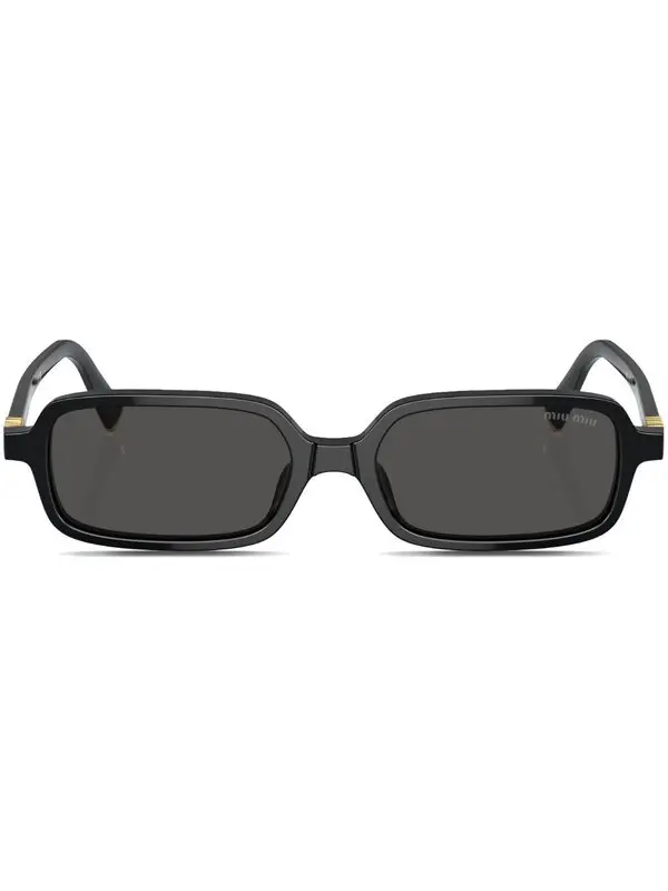 Miu Miu Rectangle Frame Sunglasses - Black