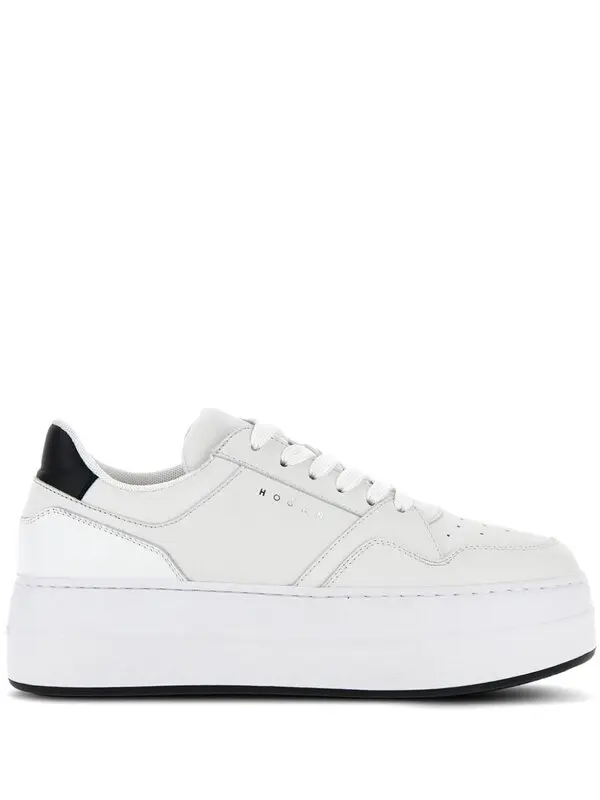 Hogan H670 Flatform Sneakers - White