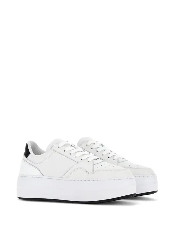 Hogan H670 Flatform Sneakers - White