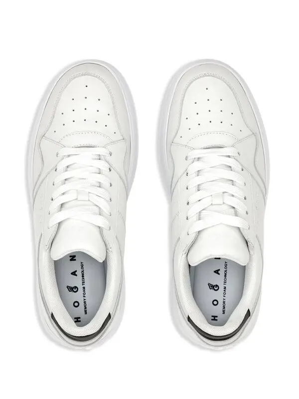 Hogan H670 Flatform Sneakers - White