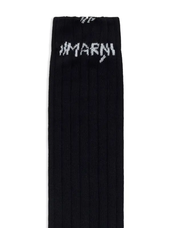 Marni Logo-embroidered Socks