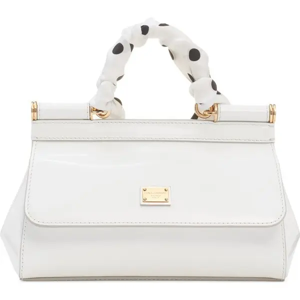 Dolce & Gabbana Sicily East/west Satchel - Hnzpw Bianco