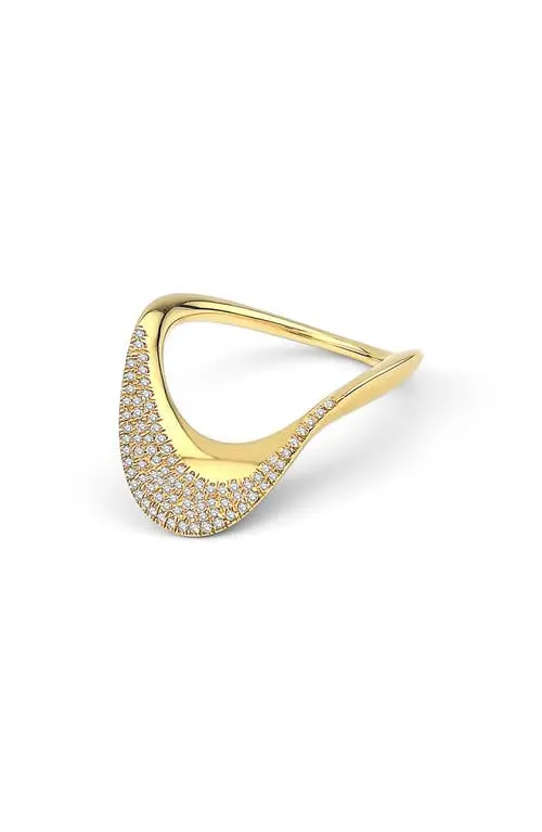 KLOTO Blend Pavé Diamond Ring - Gold