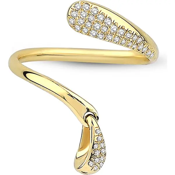 KLOTO Mingle Pavé Diamond Ring - Gold