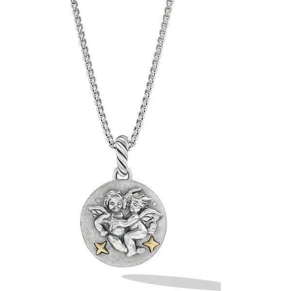 David Yurman Zodiac Charm Enhancer - Sterling Silver/gold - Gemini