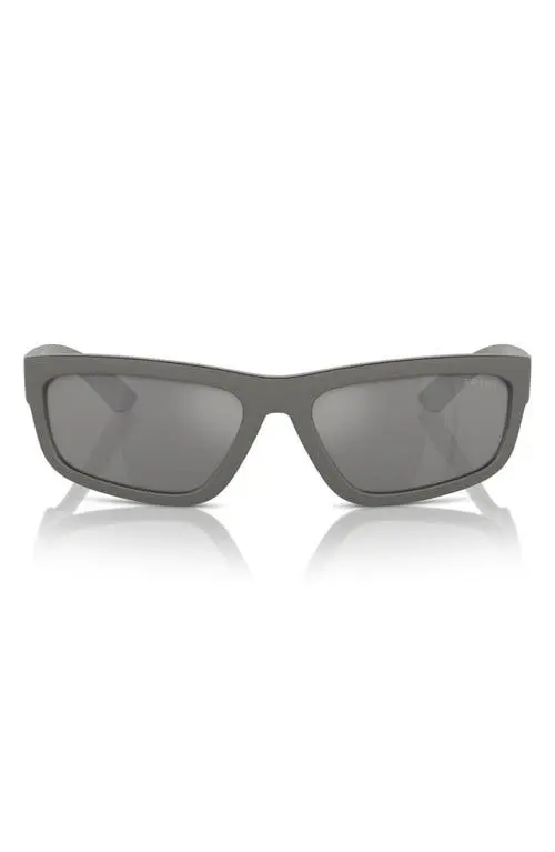 Prada 59mm Rectangular Sunglasses