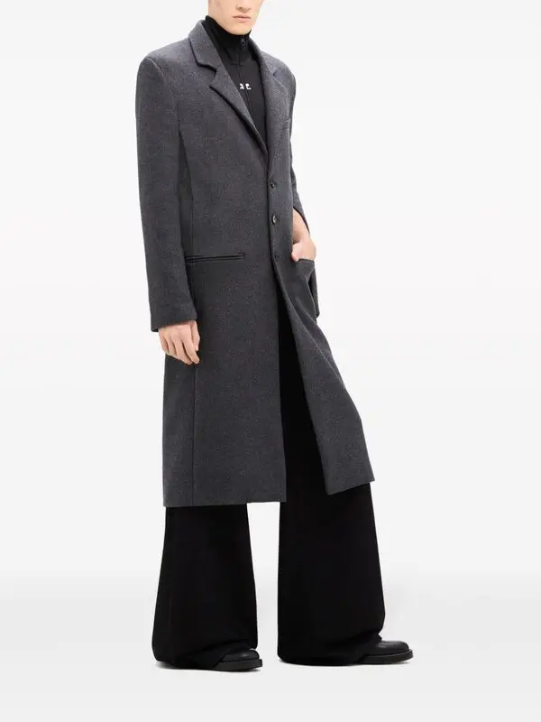 COURREGES Notched-lapel Single-breasted Coat