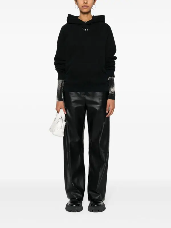 Zadig&Voltaire Georgy Wings-appliqué Hoodie - Black