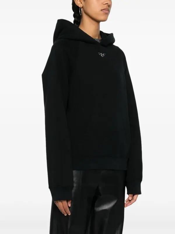Zadig&Voltaire Georgy Wings-appliqué Hoodie - Black