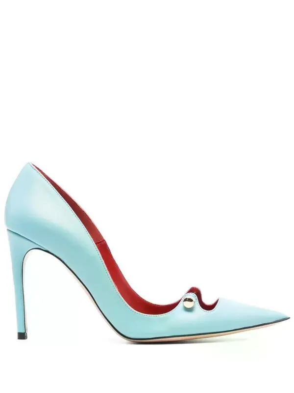 HARDOT More 100mm Leather Pumps