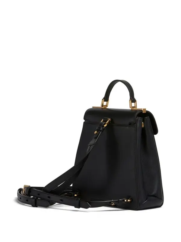 Marni Trunkaroo Leather Backpack - Black
