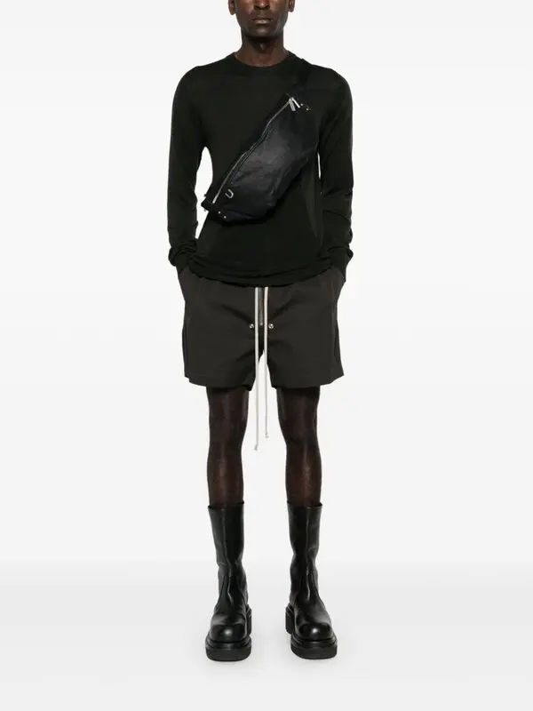 Rick Owens Logo-debossed Shoulder Bag