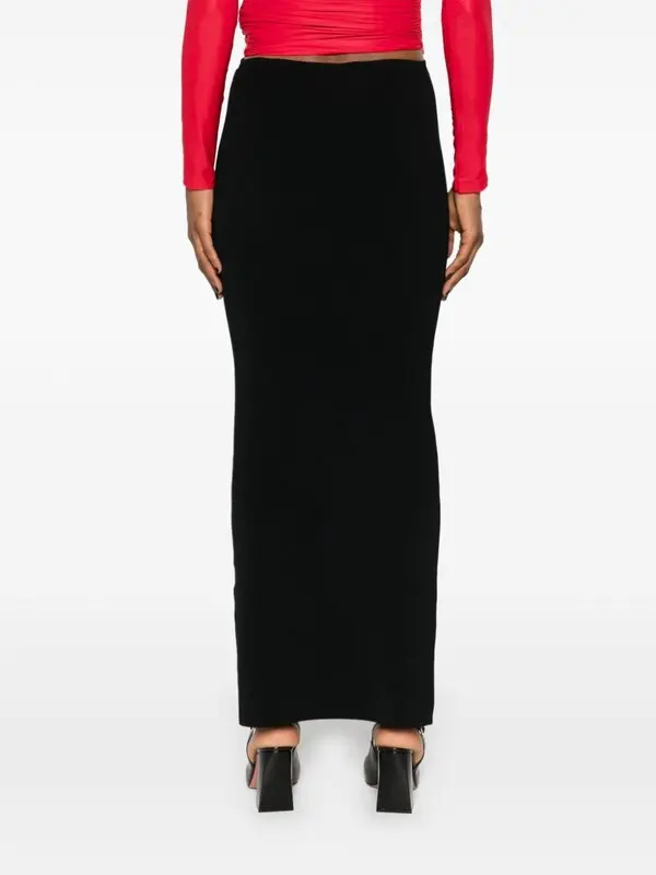 Christopher Esber Asymmetric-waist Midi Skirt - Black