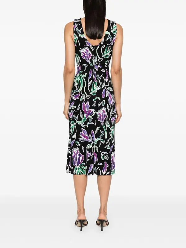 Diane Von Furstenberg Neely Floral-print Midi Dress