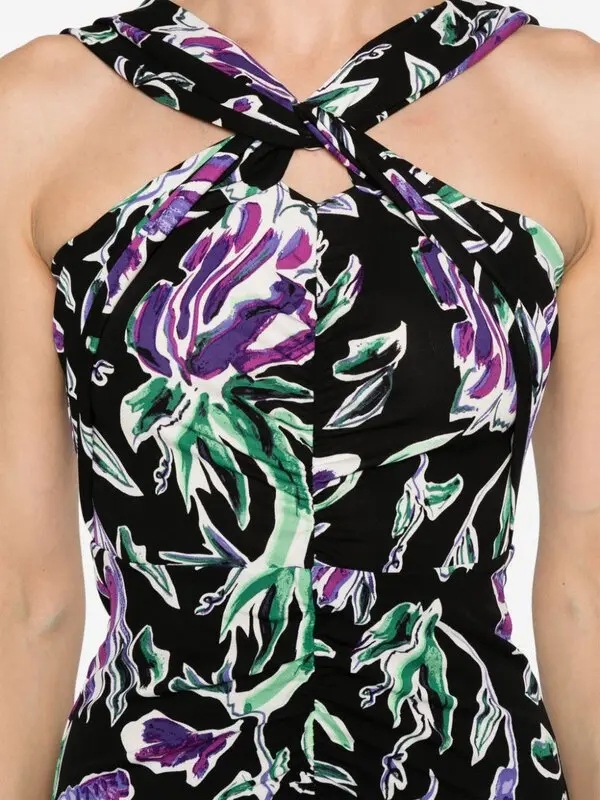 Diane Von Furstenberg Neely Floral-print Midi Dress