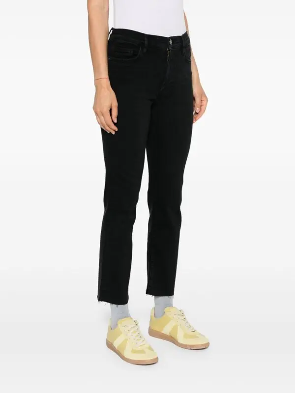 FRAME High-rise Straight-leg Jeans