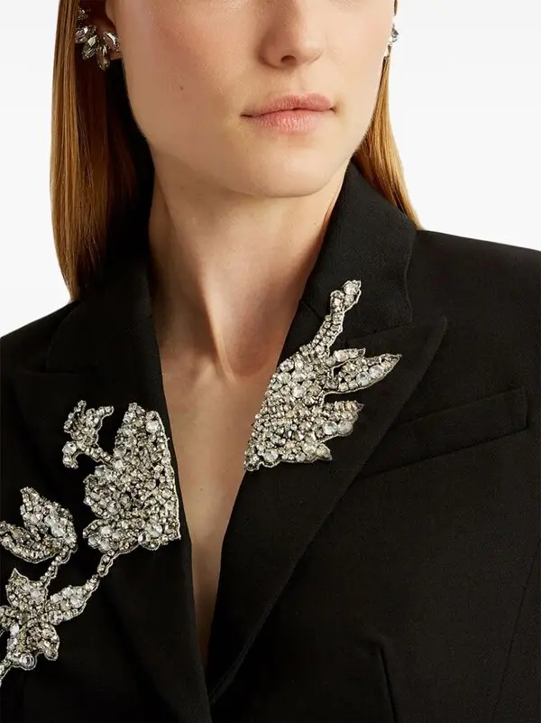 Erdem Crystal-embellished Blazer