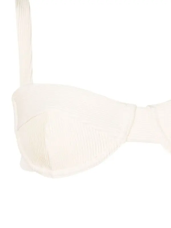 HAIGHT. Underwire-cup Ribbed Bikini Top