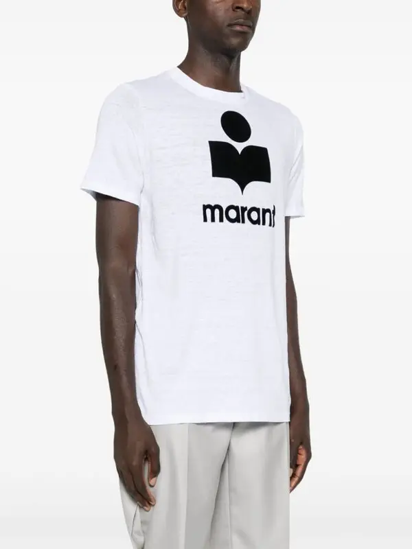 MARANT Karman Linen T-shirt - White