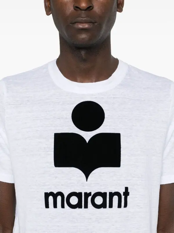 MARANT Karman Linen T-shirt - White