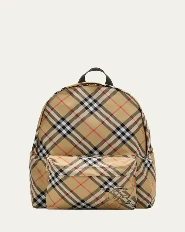 Burberry Essential Check Backpack - Sand