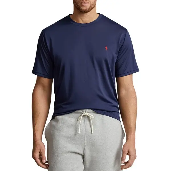 Polo Ralph Lauren Big & Tall Performance Tee - French Navy