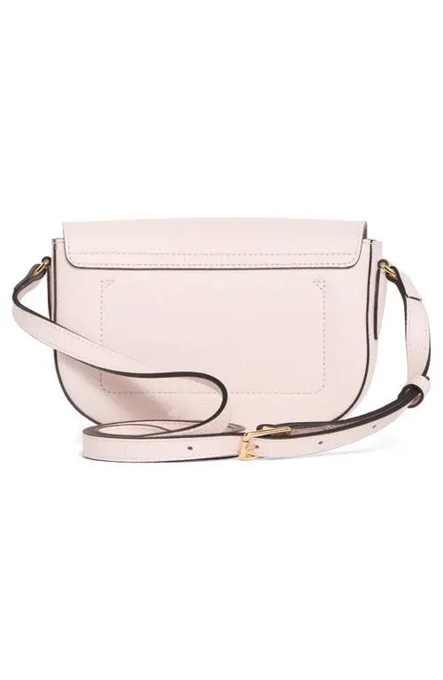 Longchamp Pure Leather Crossbody Bag - Ballet